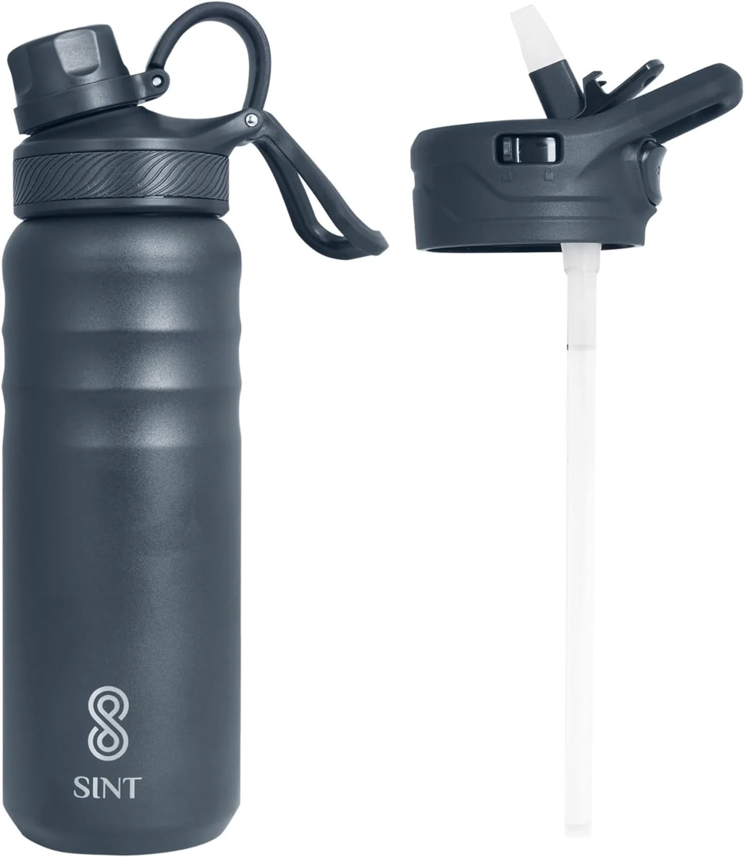 SINT Vacuum Insulated Water Bottle, 24 oz, Leak Proof, Stainless Steel ...