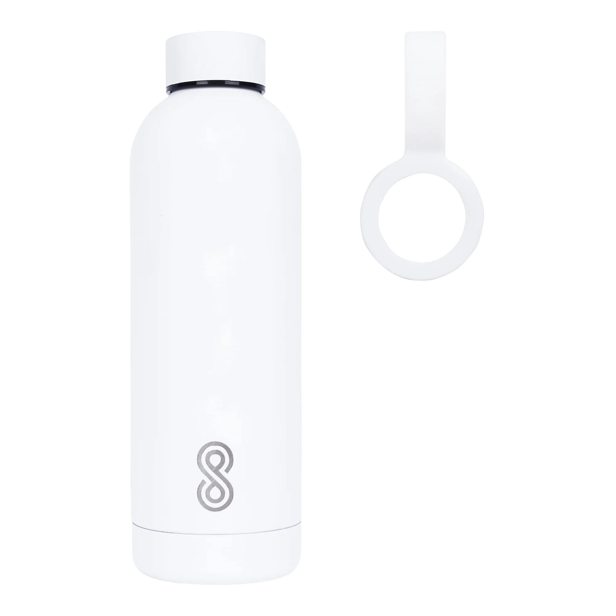 SINT 25 Oz Stainless Steel, Double Wall & Vacuum Insulated, White ...