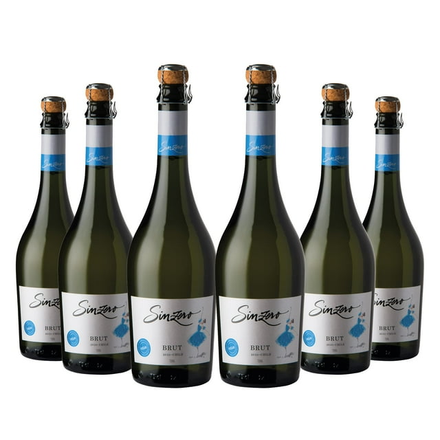 SINZERO Sparkling Brut - Non-Alcoholic Dry Champagne Alternative - Low ...