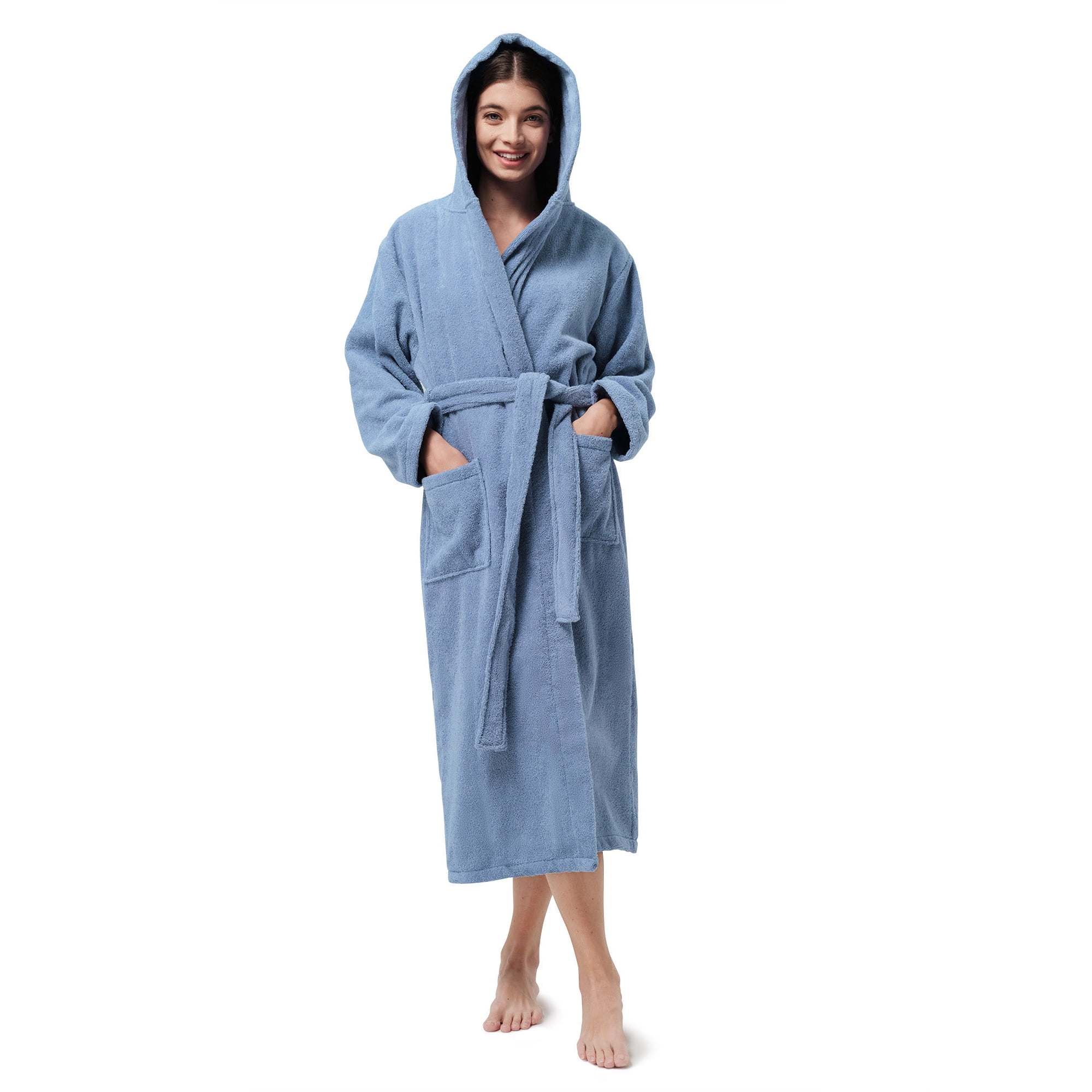 Hooded Terry Cloth Robes Women