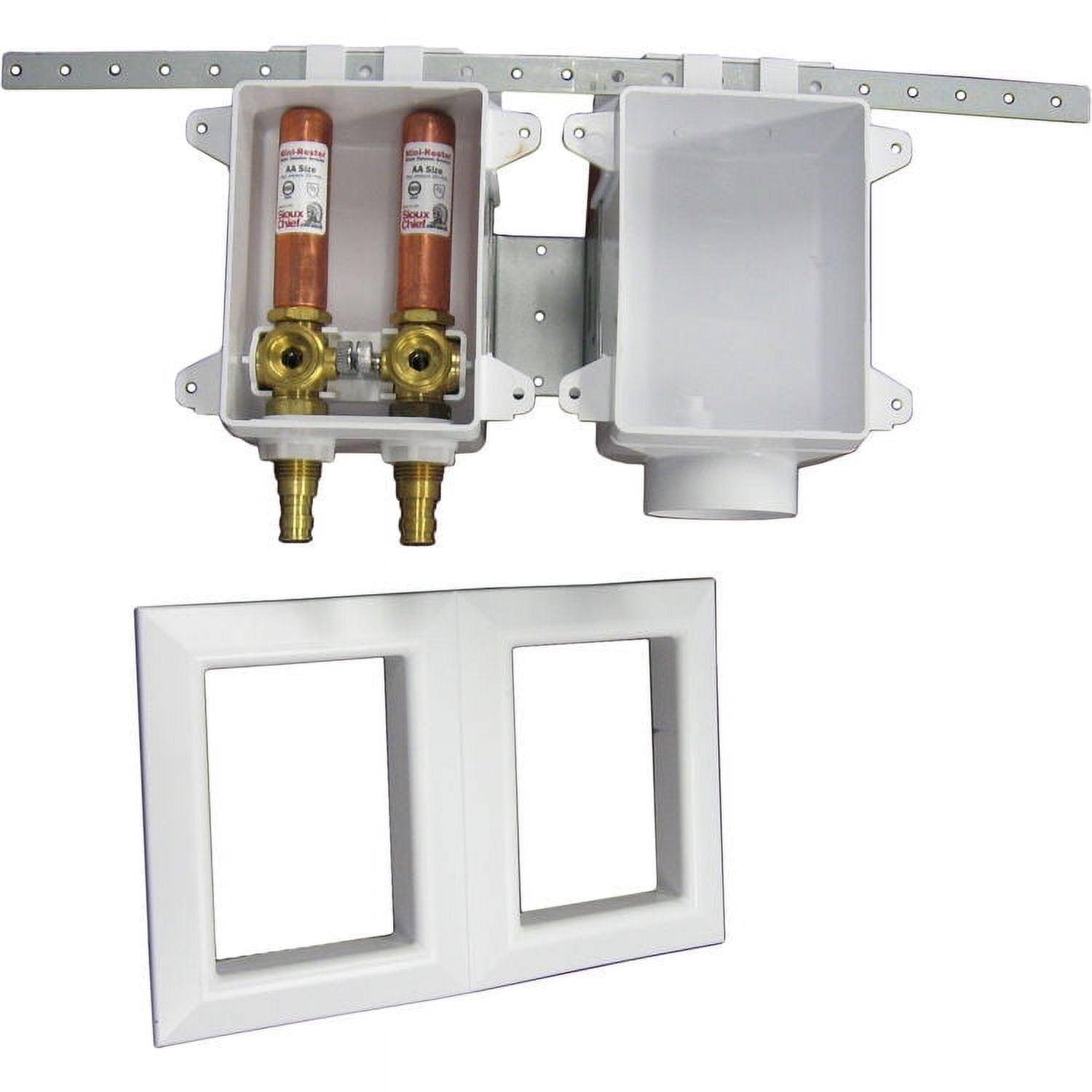 SIOUX 696-2313WF **OX-BOX** DOUBLE LEVER WASH BOX WIRSBO PEX WITH ...