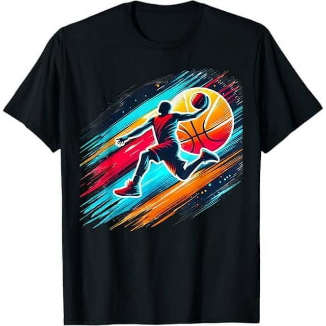 SIQ Cool Basketball T-Shirt for Men and Boys (Sizes 10 - 12, 12 - 14 ...