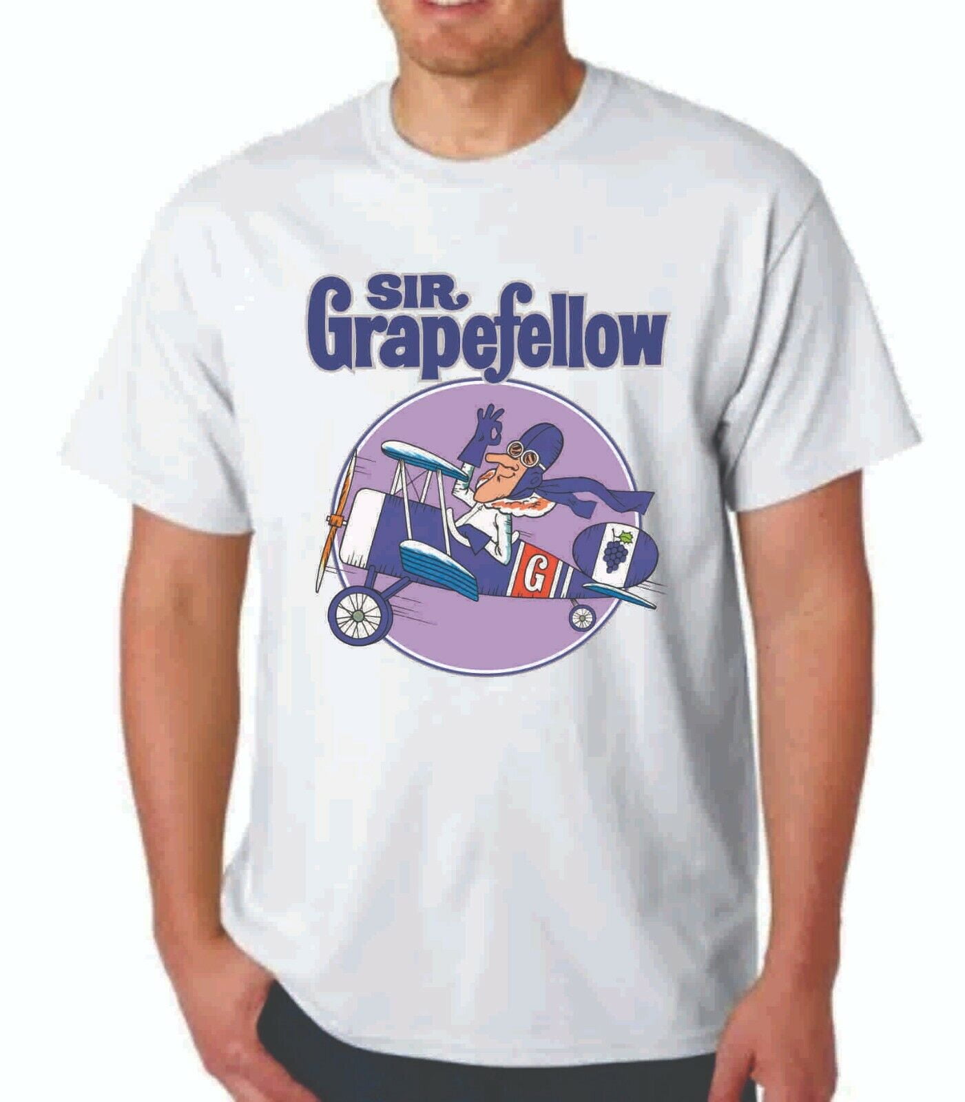 SIR GRAPEFELLOW CEREAL T-SHIRT / QUAKER GENERAL MILLS HD GRAPHICS ...