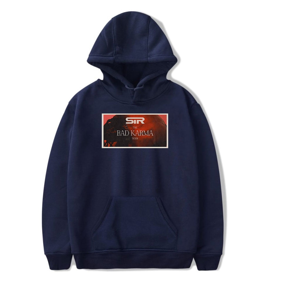 SIR Rapper The Bad Karma Tour 2024 Hoodie Unisex Casual Long Sleeve ...