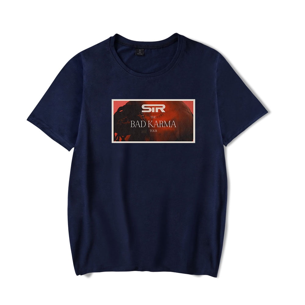 SIR Rapper The Bad Karma Tour 2024 T-Shirt Women Men Casual Fashion ...
