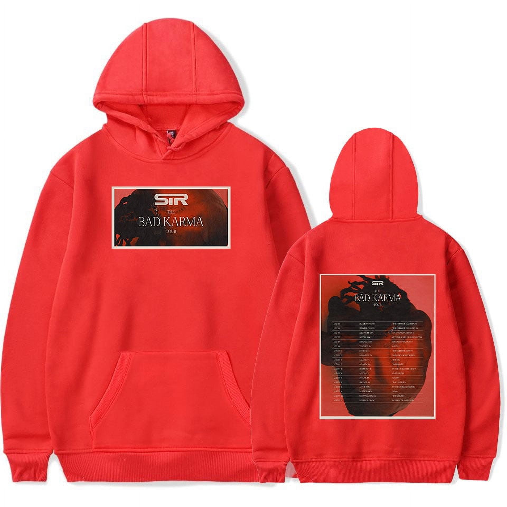 SIR The Bad Karma Tour 2024 Hoodie Unisex Rapper Tour Casual Long ...