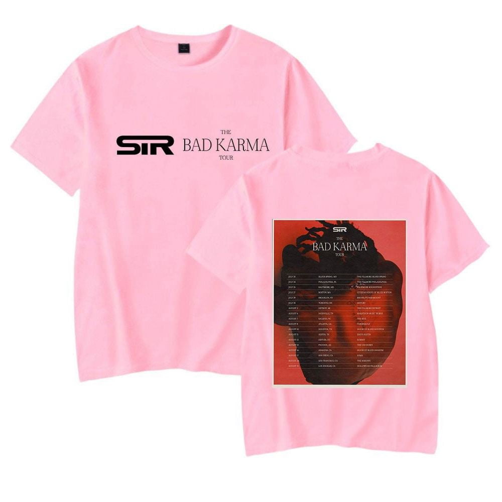 SIR The Bad Karma Tour 2024 Merch Short Sleeve T-shirt Unisex Fashion ...