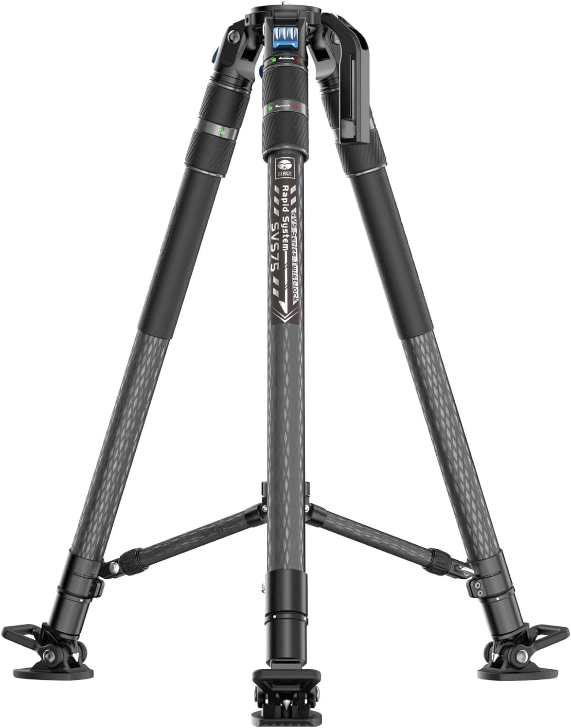 SIRUI SVS75 Professional Video Tripod, 61" Carbon Fiber Tripod with One ...