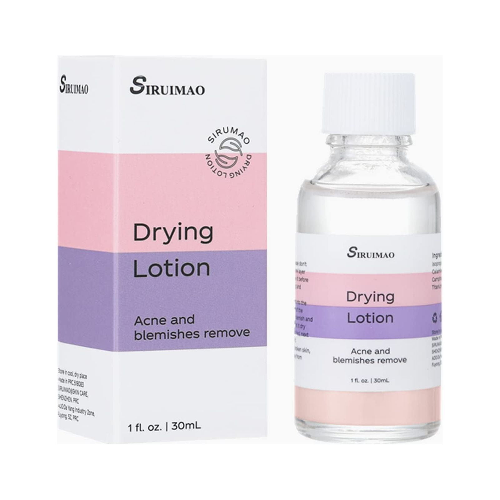 SIRUIMAO Stubborn Acne Drying WHF2 Lotion (1OZ), Overnight Acne and ...