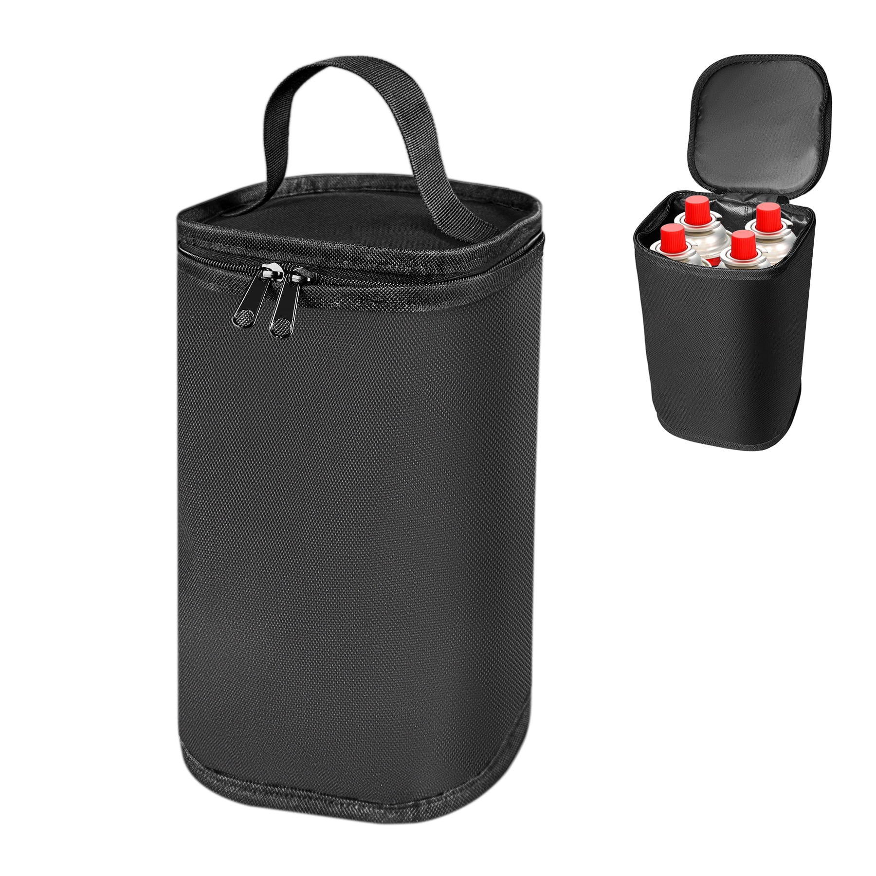 SIRUITON Mini Fuel Cylinder Storage Bag, Butane Fuel Canister Cover,Gas ...
