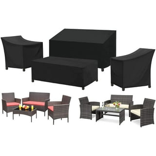 Guard Outdoor Waterproof Fabric Chat Set Cover, Beige - Walmart.com