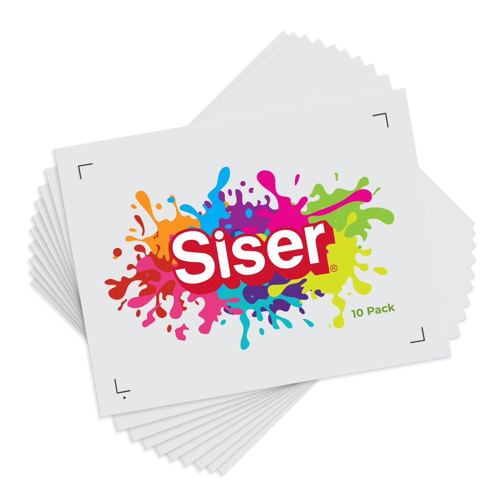 Siser EasyColor DTV 8.4x11 Sheets, Inkjet-Compatible Heat Transfer ...