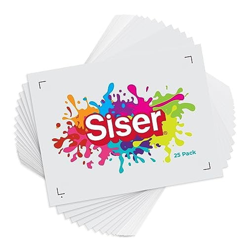 SISER EasyColor DTV 8.4'' x 11'' Sheets - Inkjet Printer Compatible ...