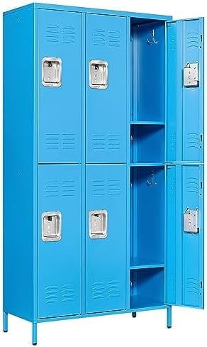 SISESOL Metal Lockers for Employees Steel Locker Large School Locker ...