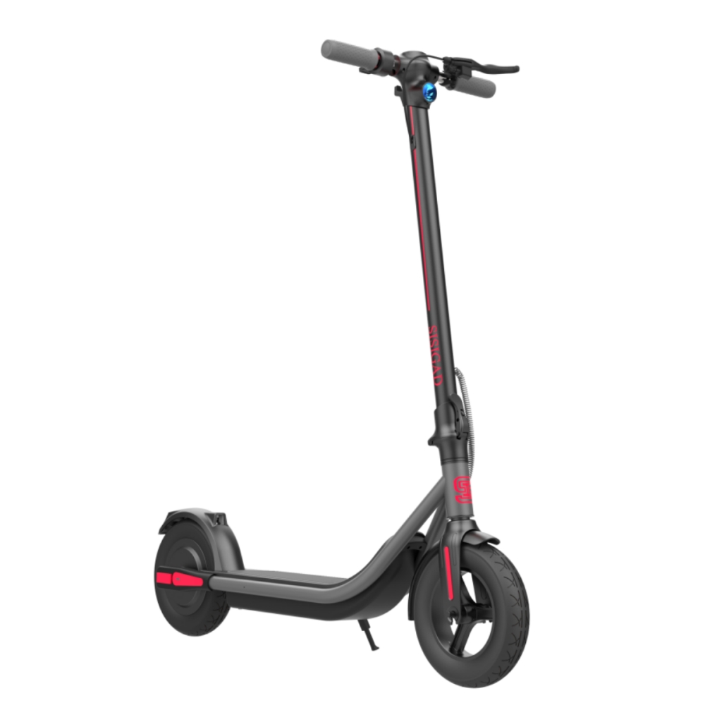 SISIGAD 10 inch Electric Scooter, Front LED Lights, 48V 7.5Ah Battery ...