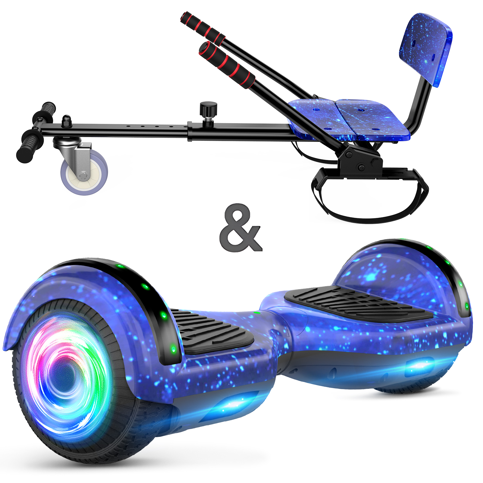 Hover-1 Superstar UL Certified Electric Hoverboard w/ 6.5 Wheels, LED ...