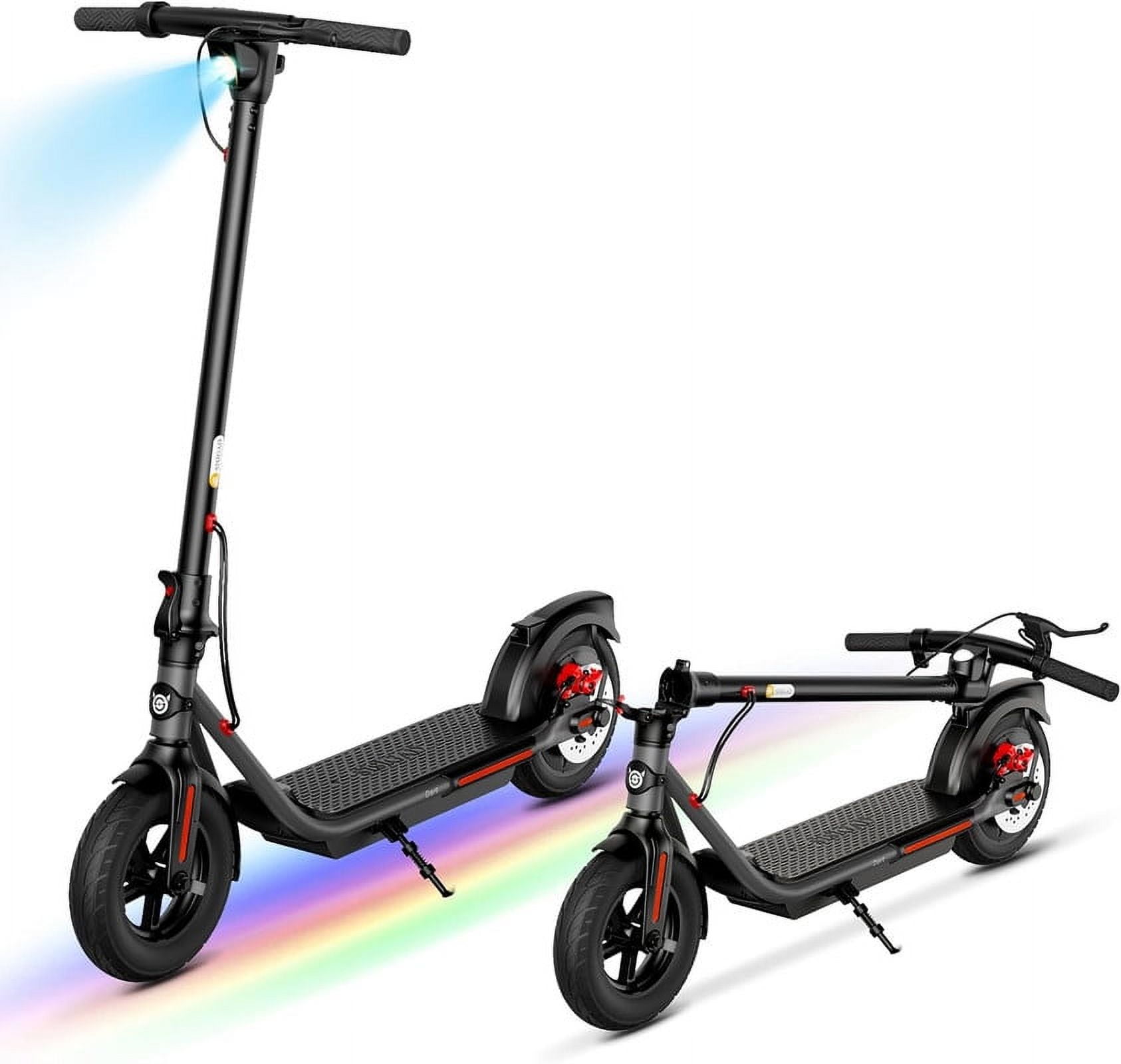 SISIGAD Adults Electric Scooter, Portable Folding Commute Scooter, 500W ...