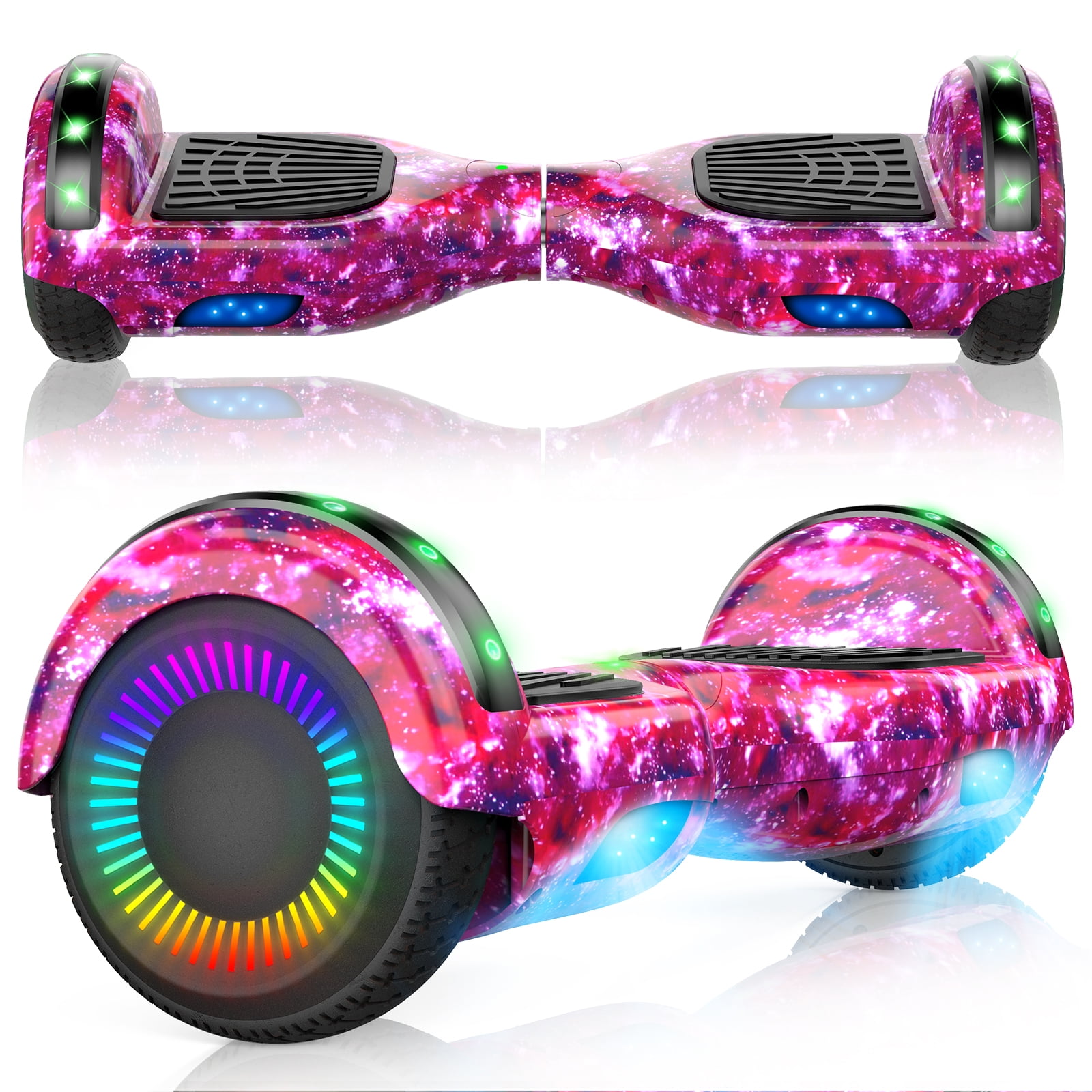 SISIGAD Bluetooth Hoverboard for Adults and Kids, 6.5 inch Solid Tires ...