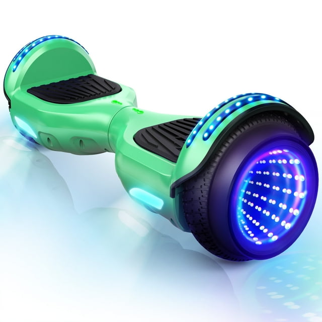 SISIGAD Bluetooth Hoverboard with LED Lights, 6.5 In. Hover Board Self ...