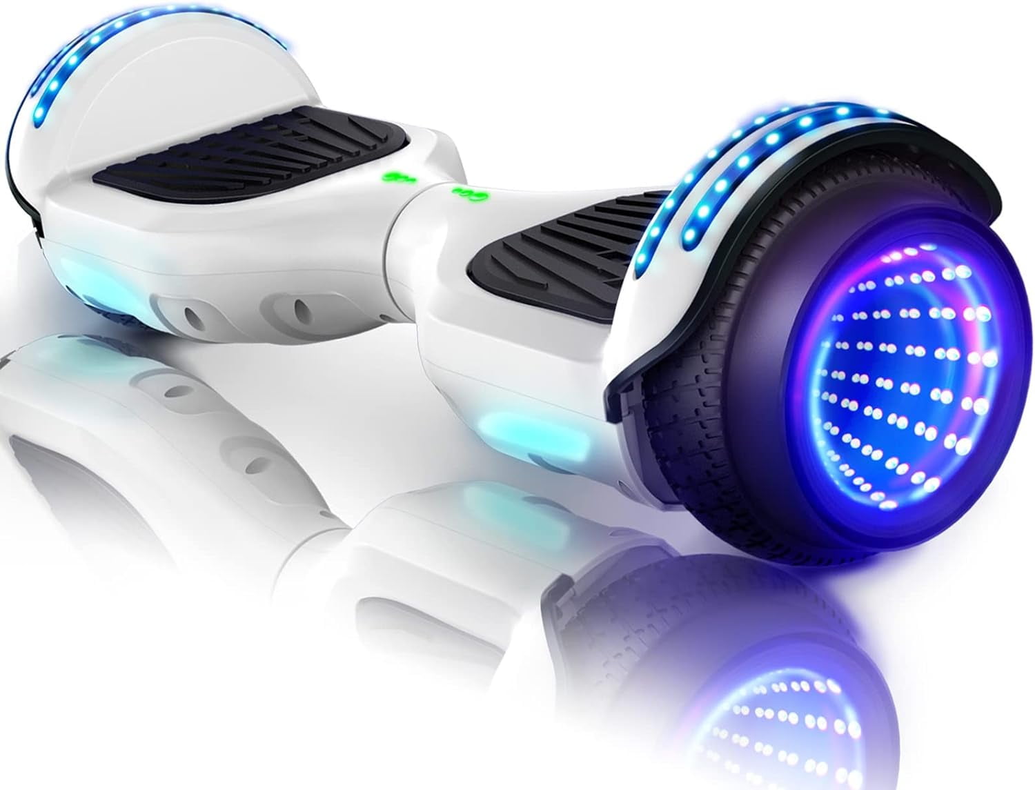 SISIGAD Bluetooth Hoverboard with LED Lights, 6.5 In. Hover Board Self ...