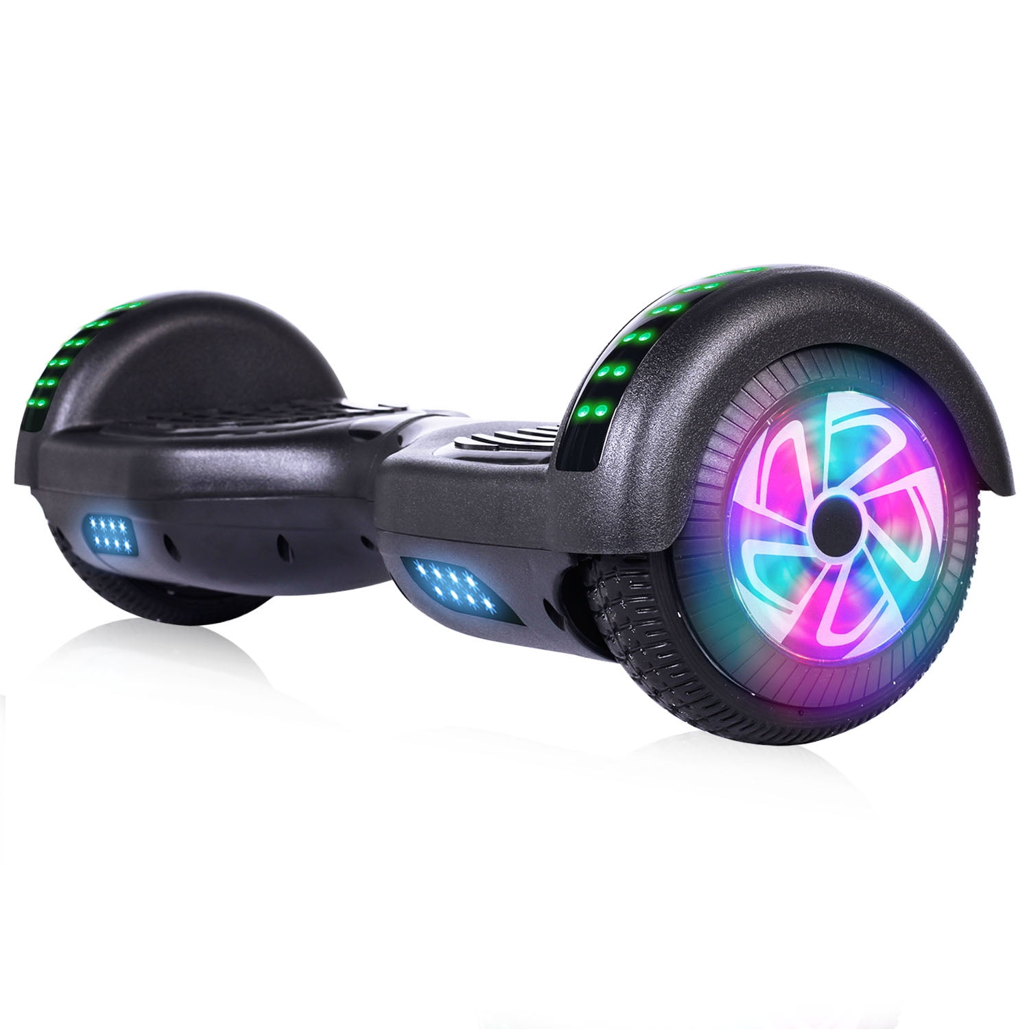 SISIGAD Bluetooth Hoverboard with LED Lights Wheel, 6.5" Self Balancing ...