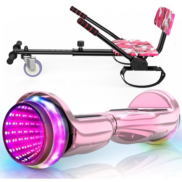 SISIGAD Bluetooth Hoverboard with Seat, Hoverboard Go Kart Conversion ...