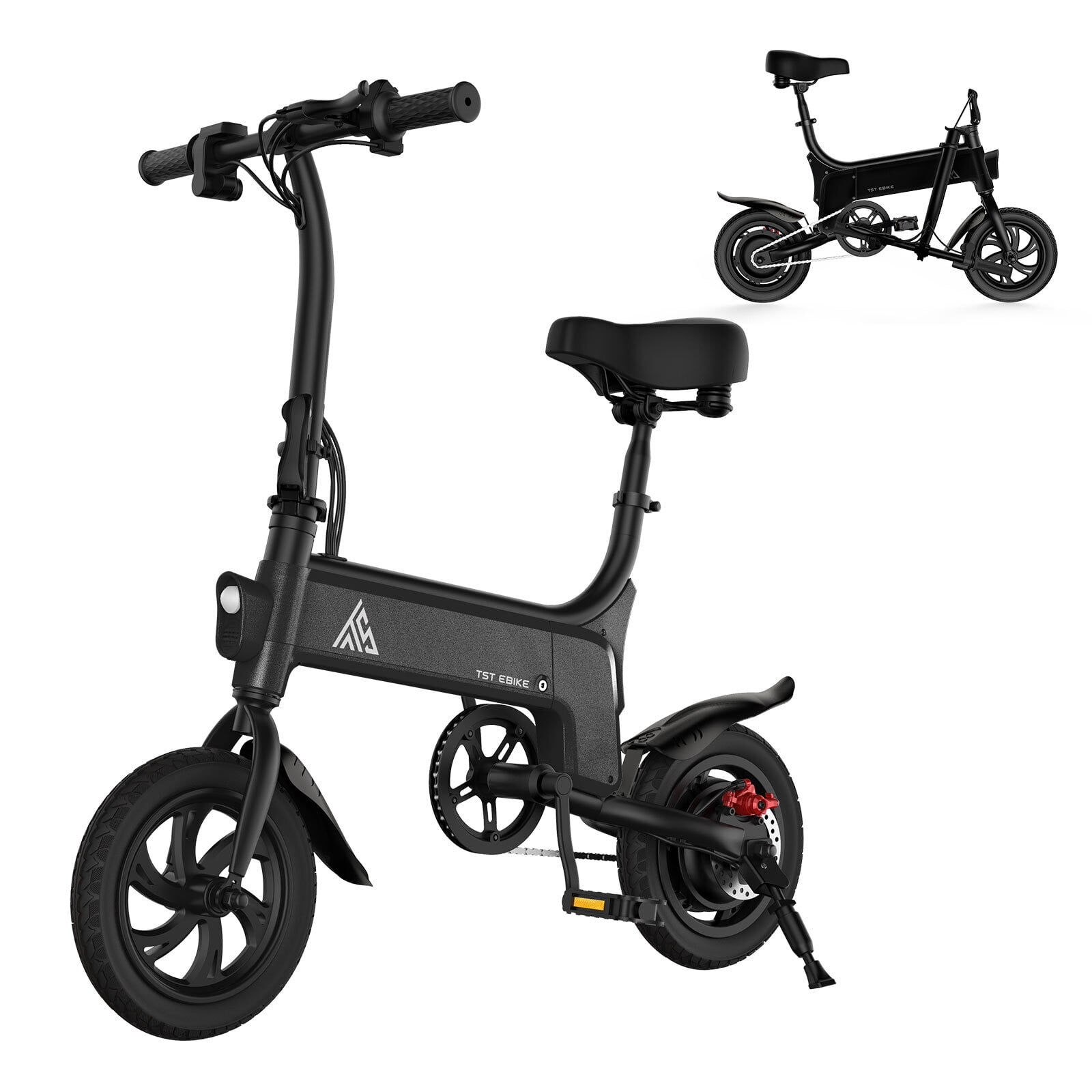 SISIGAD Foldable Electric Bike for Teens, 450W Powerful Motor, 12 Inch ...