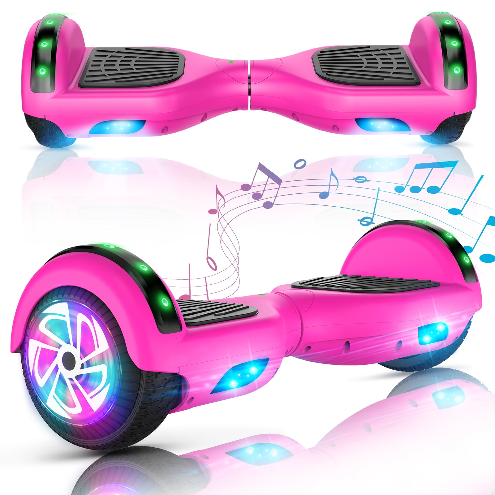 SISIGAD Hoverboard, Built-in Bluetooth and LED Lights, Gifts for Boys ...