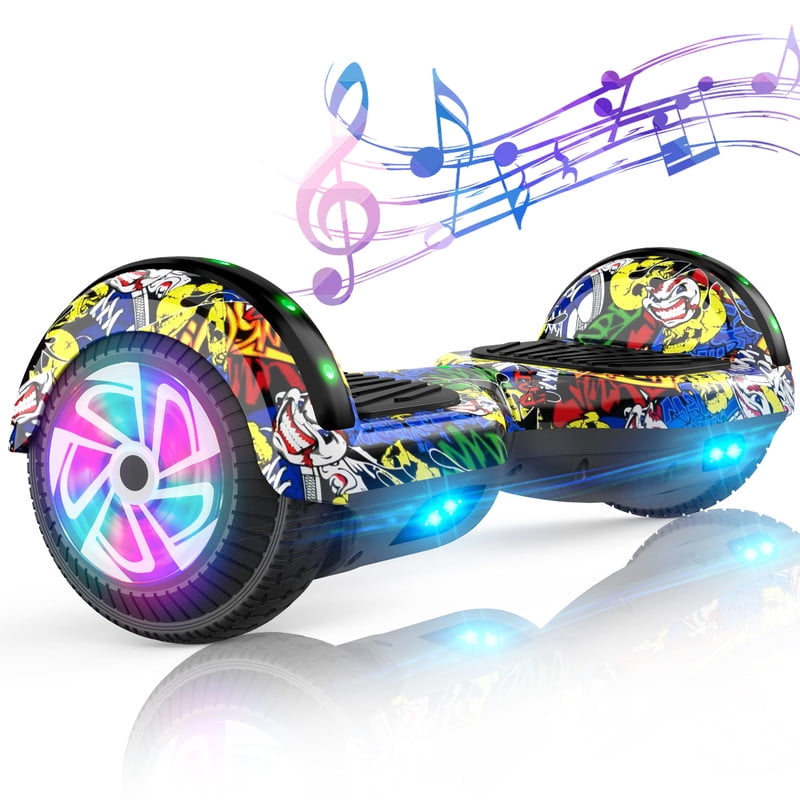 SISIGAD Hoverboard for Kids, Bluetooth Hoverboard with LED Lights ...