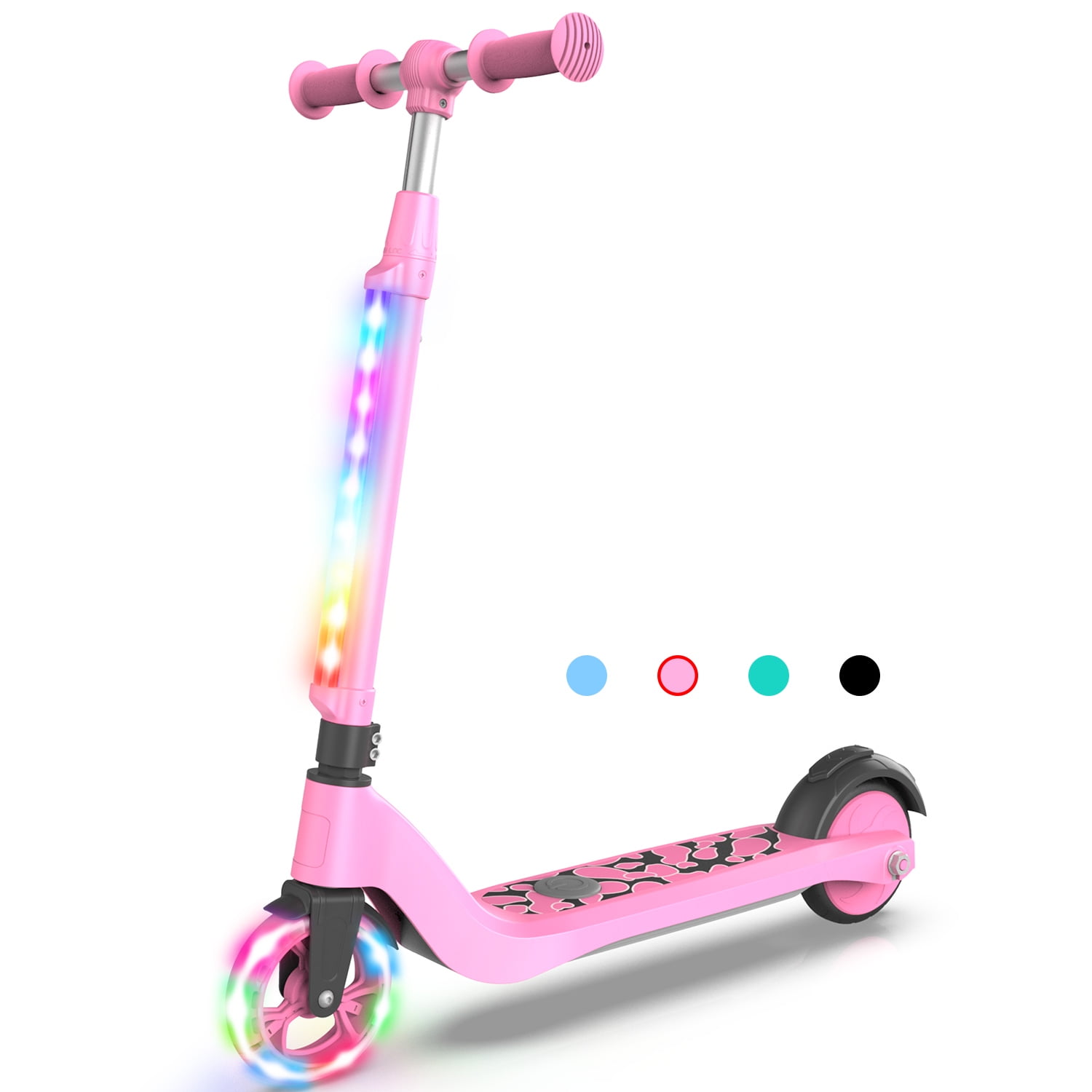 SISIGAD Electric Scooter for Kids, 80W 5.3" Kids Kick Scooter with LED ...