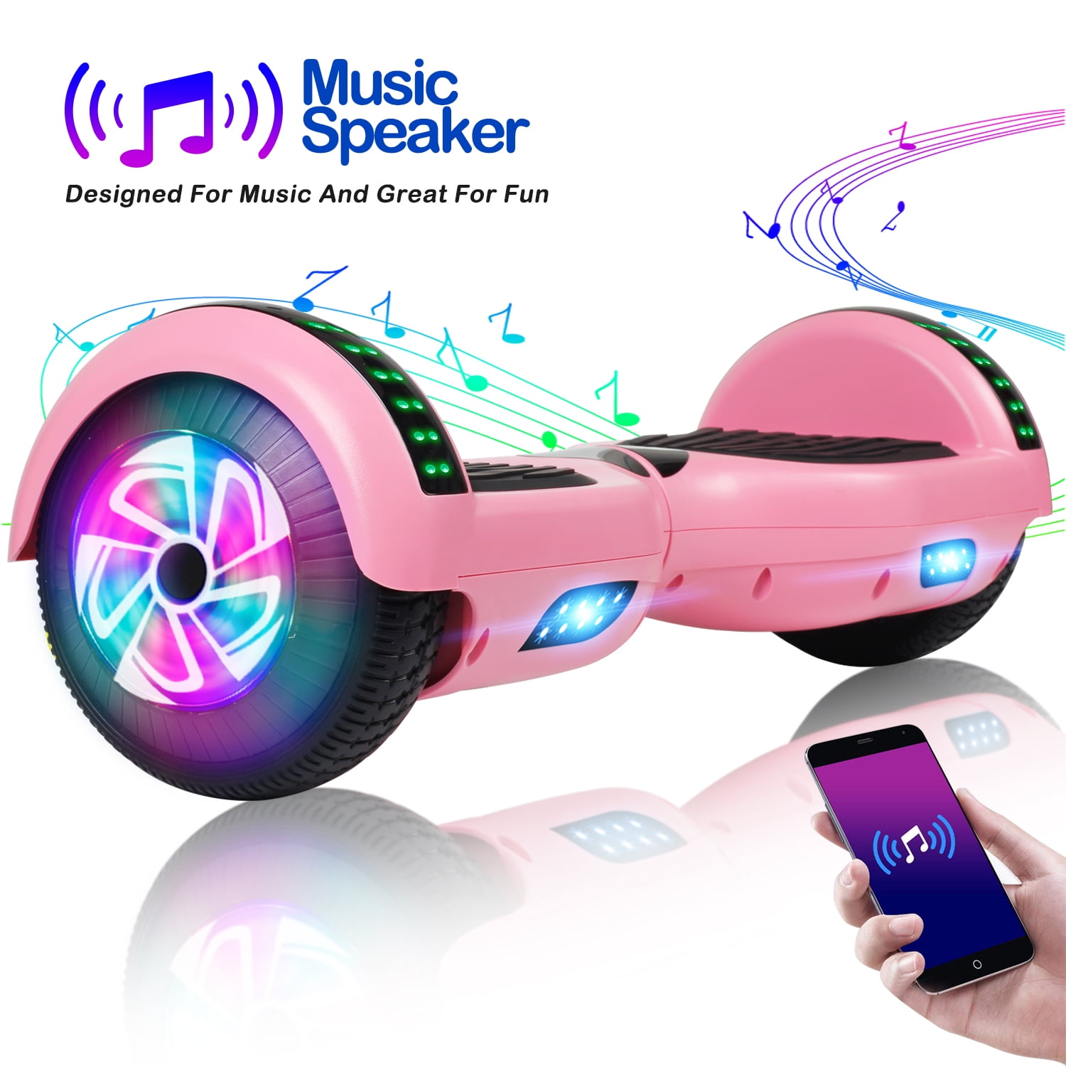 SISIGAD Hoverboard, 6.5 inch Hoverboard for Kids and Adults, Hoverboard ...