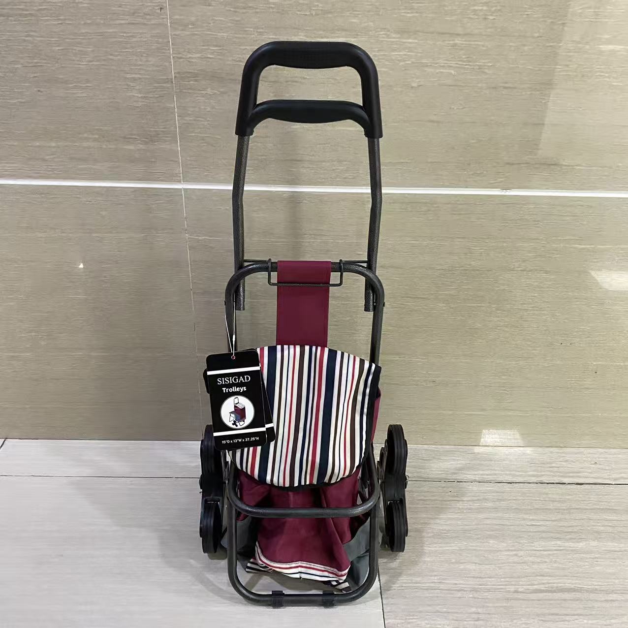 SISIGAD Trolleys,products Trolley Foldable Shopping cart for Groceries ...