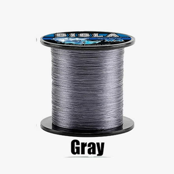 SISLA Braided Fishing Line, 4 Strand PE Multifilament, Strong Durable ...