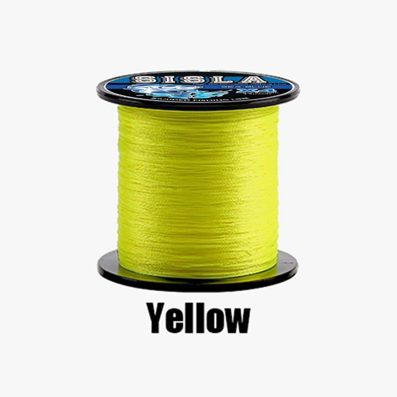 SISLA Braided Fishing Line, 4 Strand PE Multifilament, Strong Durable ...
