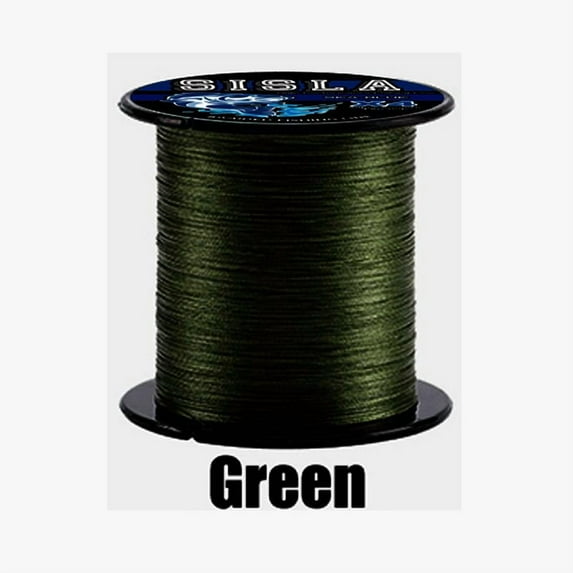 SISLA Braided Fishing Line, 4 Strand PE Multifilament, Strong Durable ...