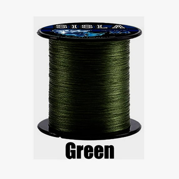 SISLA Braided Fishing Line, 4 Strand PE Multifilament, Strong Durable ...