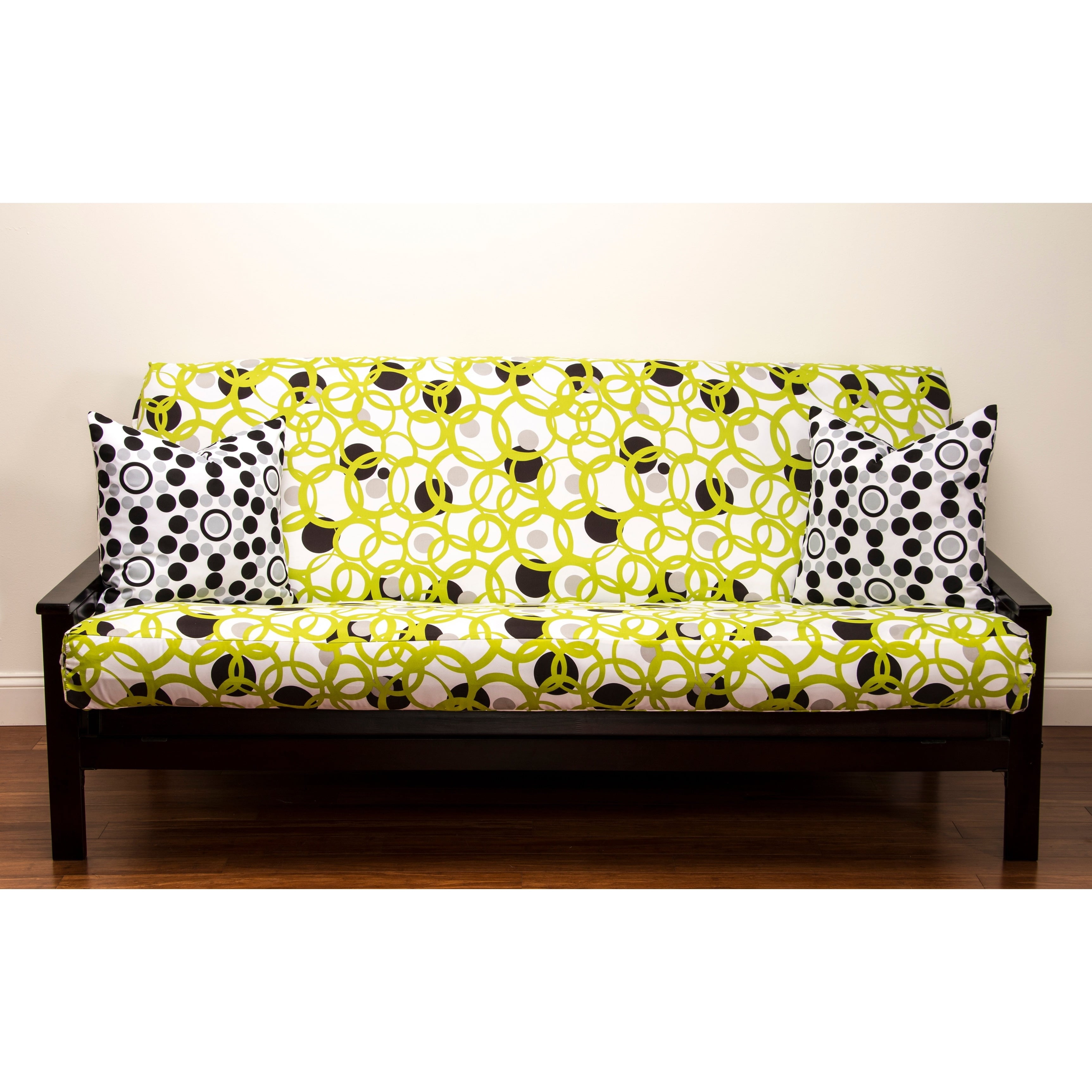 SIScovers Full Circle Green 7-inch Full-size Futon Cover - Walmart.com