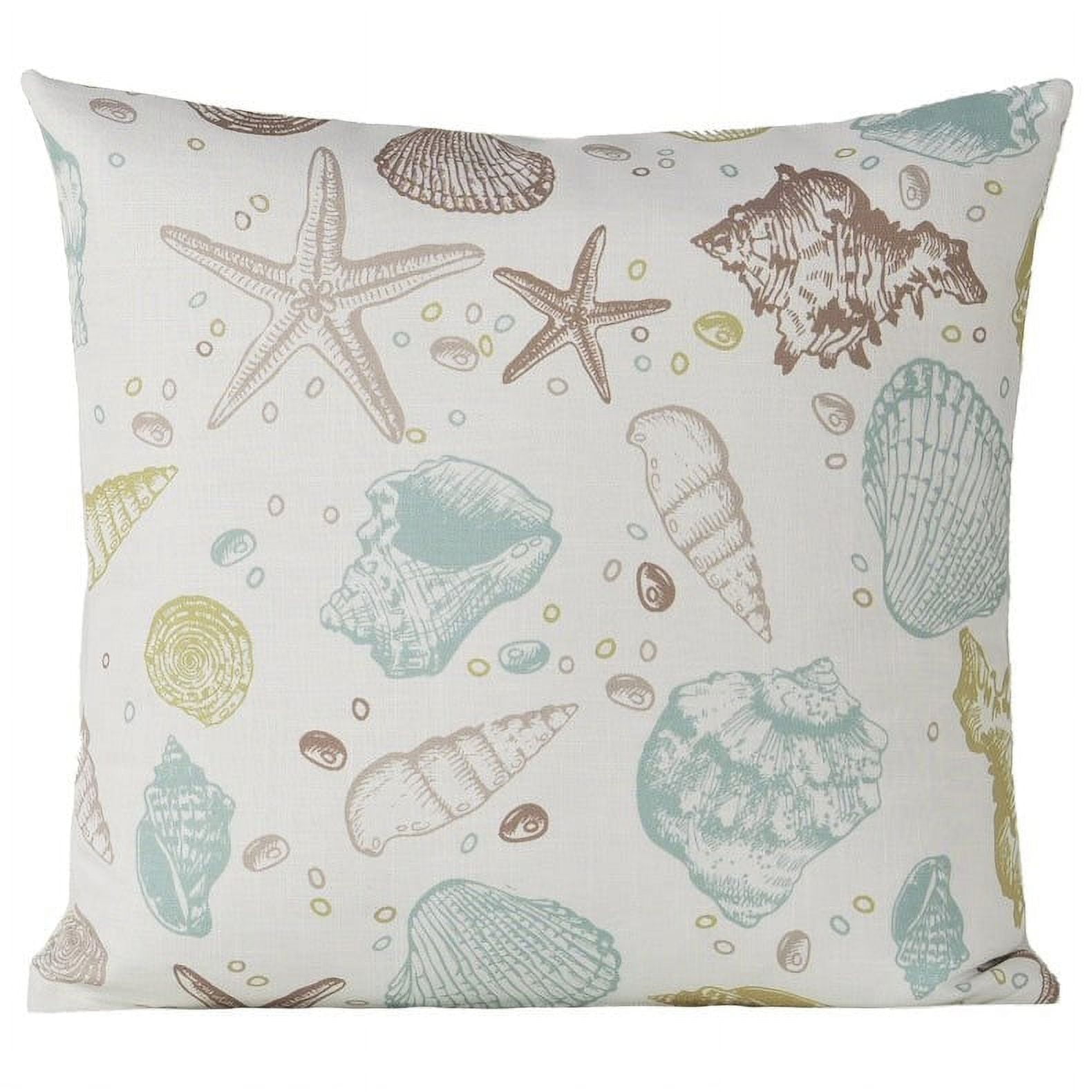 SIScovers Marine Life Seashell Print Throw Pillow 26 x 26 - Marine Life ...