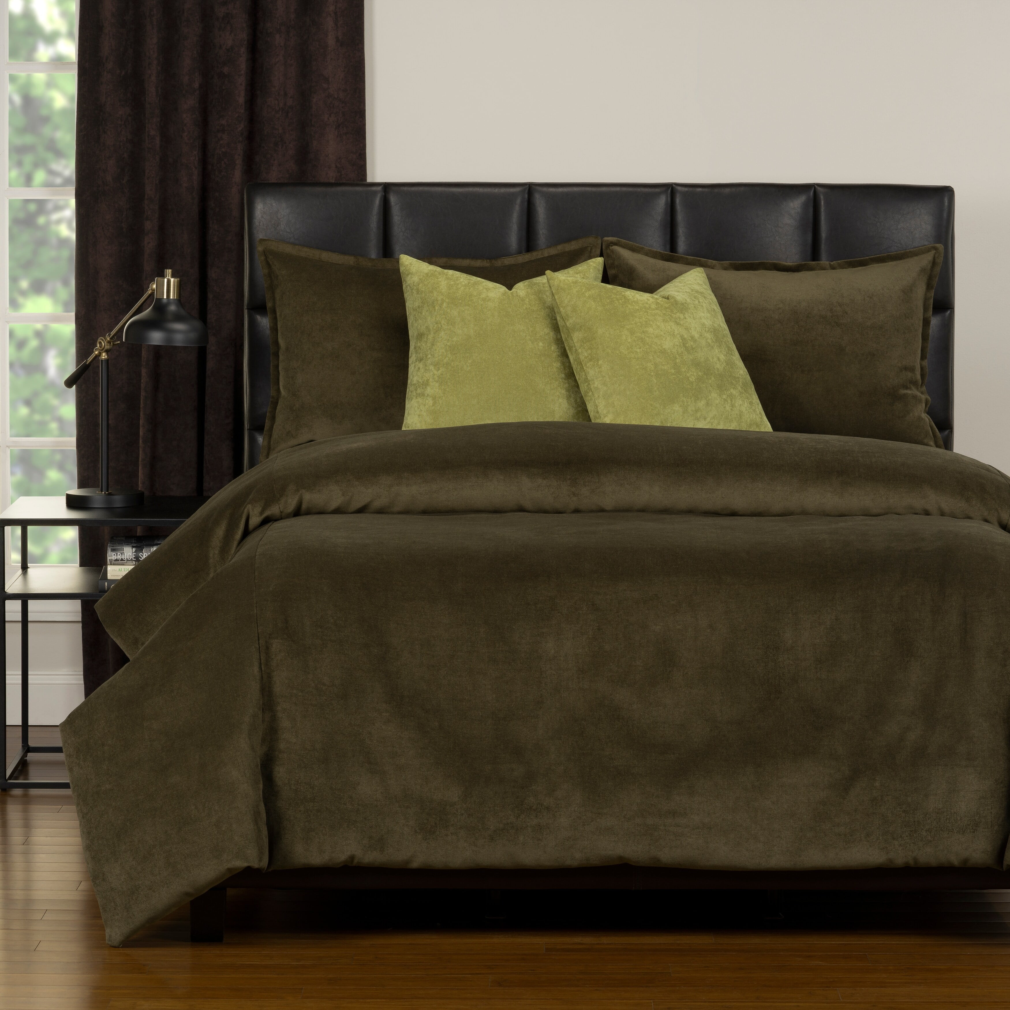 SIScovers Mixology Padma 6 Piece Duvet Cover and Insert Set Chive King ...