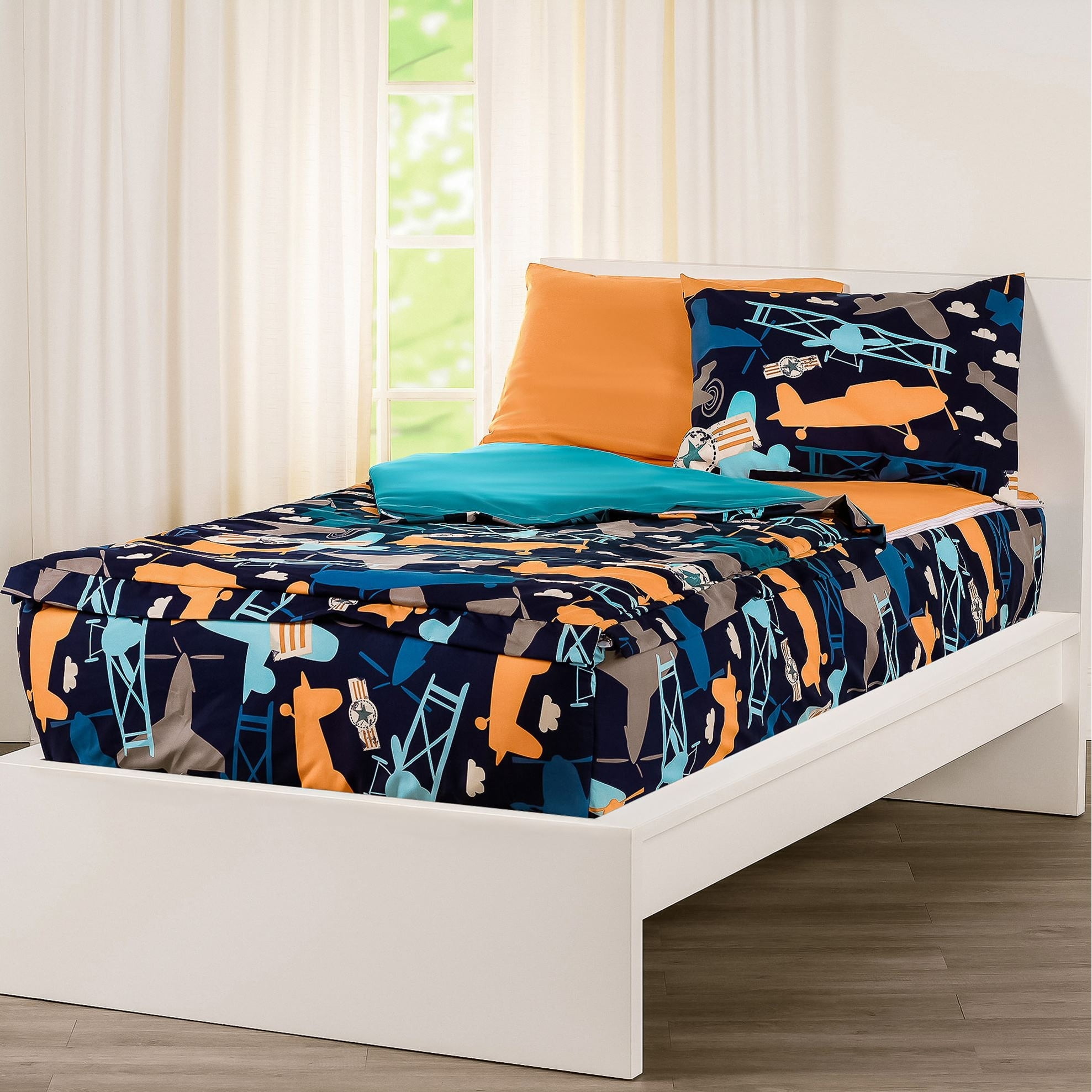 SIScovers Thunderbird Sky Bunkie Deluxe Zipper Bedding Set Twin ...