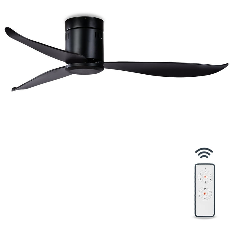 Low Profile Ceiling Fan No Light | Shelly Lighting