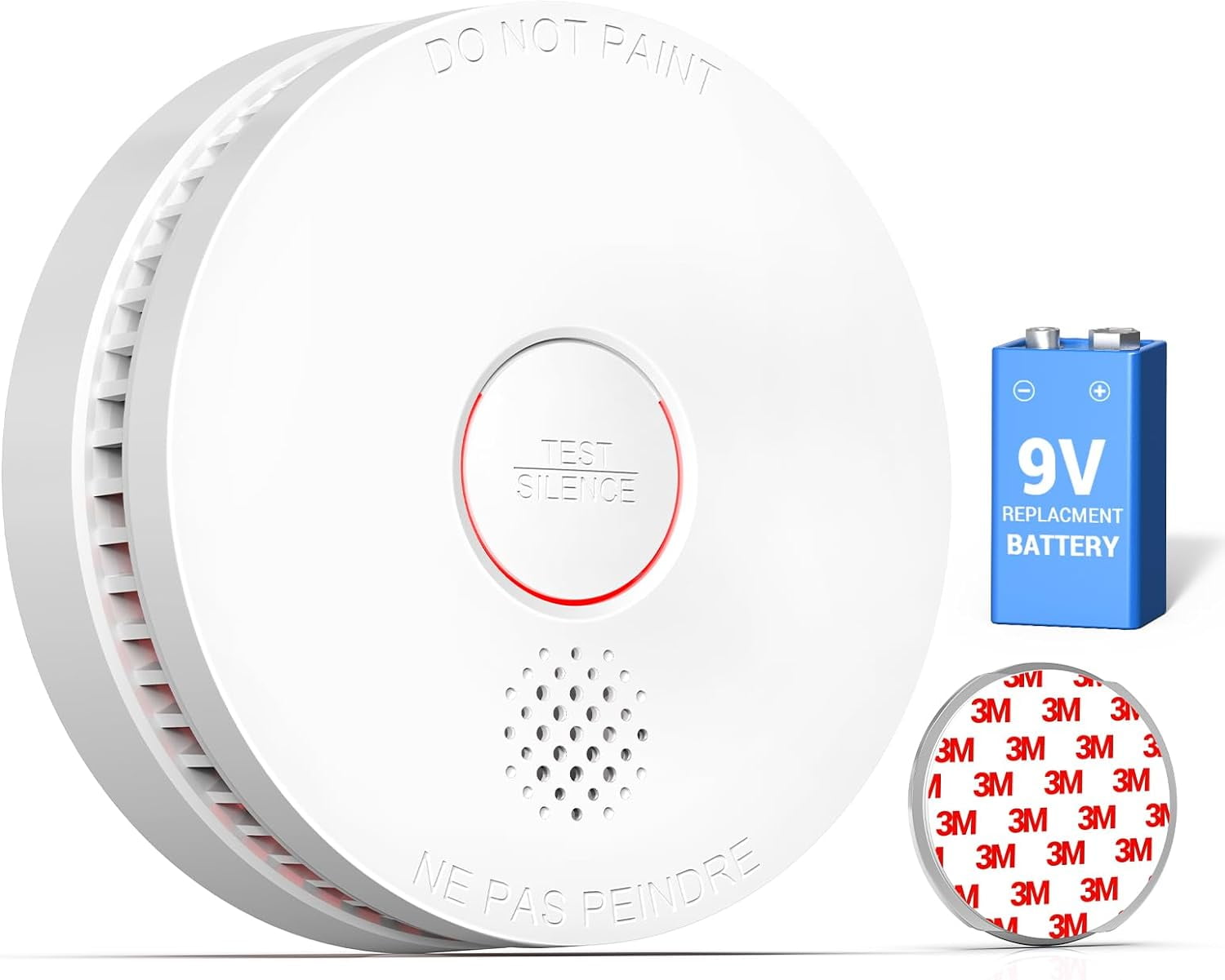 SITERWELL Smoke Detector, 10 Year Product Life Fire Alarm with Magnetic ...