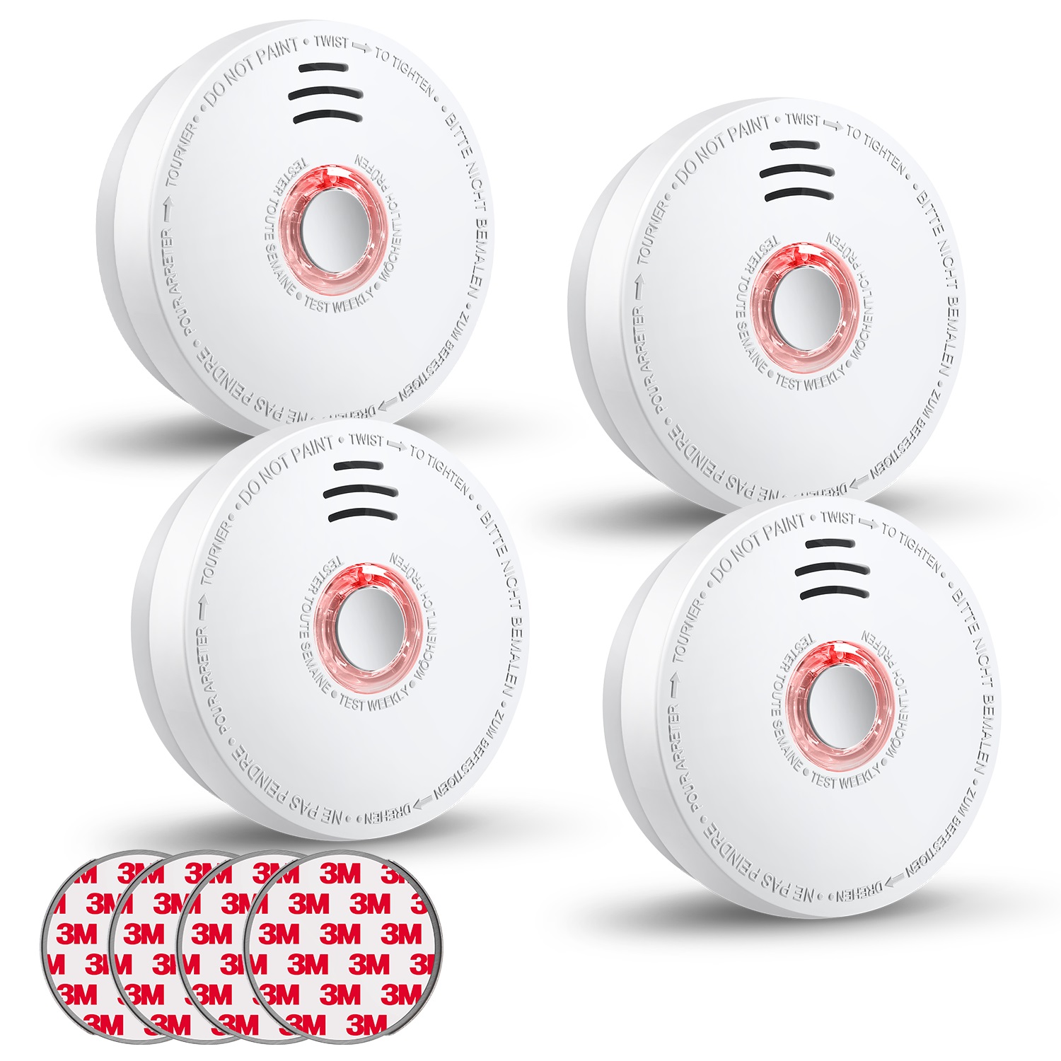 Kidde Fire Sentry Micro Profile 3 Year Smoke Alarm, 9 Volt Battery ...