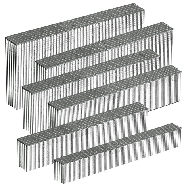 SITLDY 18 Gauge Brad Nails 6 Sizes 6000-Pack Galvanized, Assorted Size ...