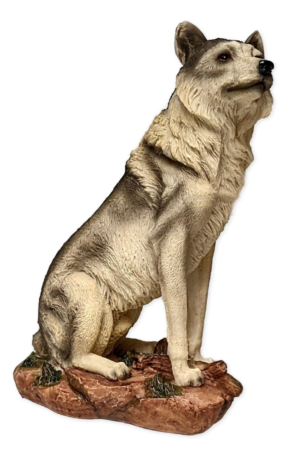 SITTING WOLF 8" Resin Woodland Figurine, by DeLeon Collections ...