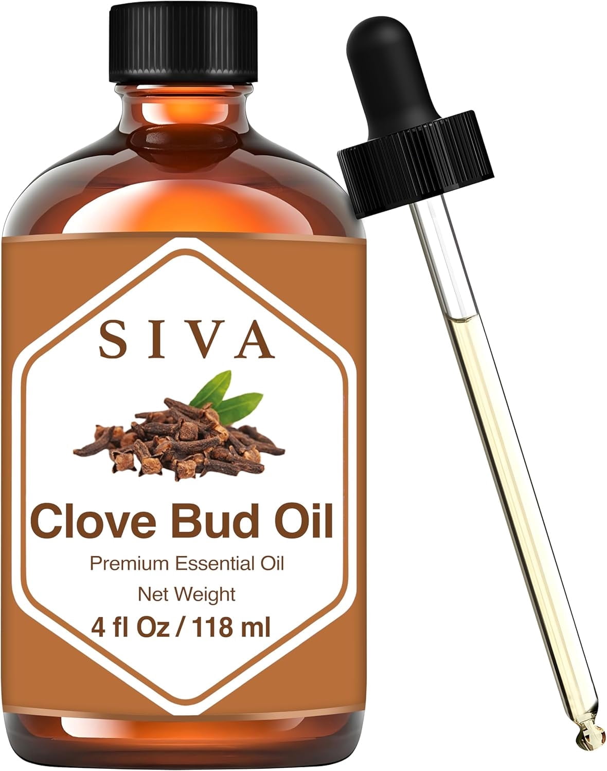 SIVA Clove Bud Essential Oil – 4 Fl Oz – for Diffuser, Hair, Skin ...