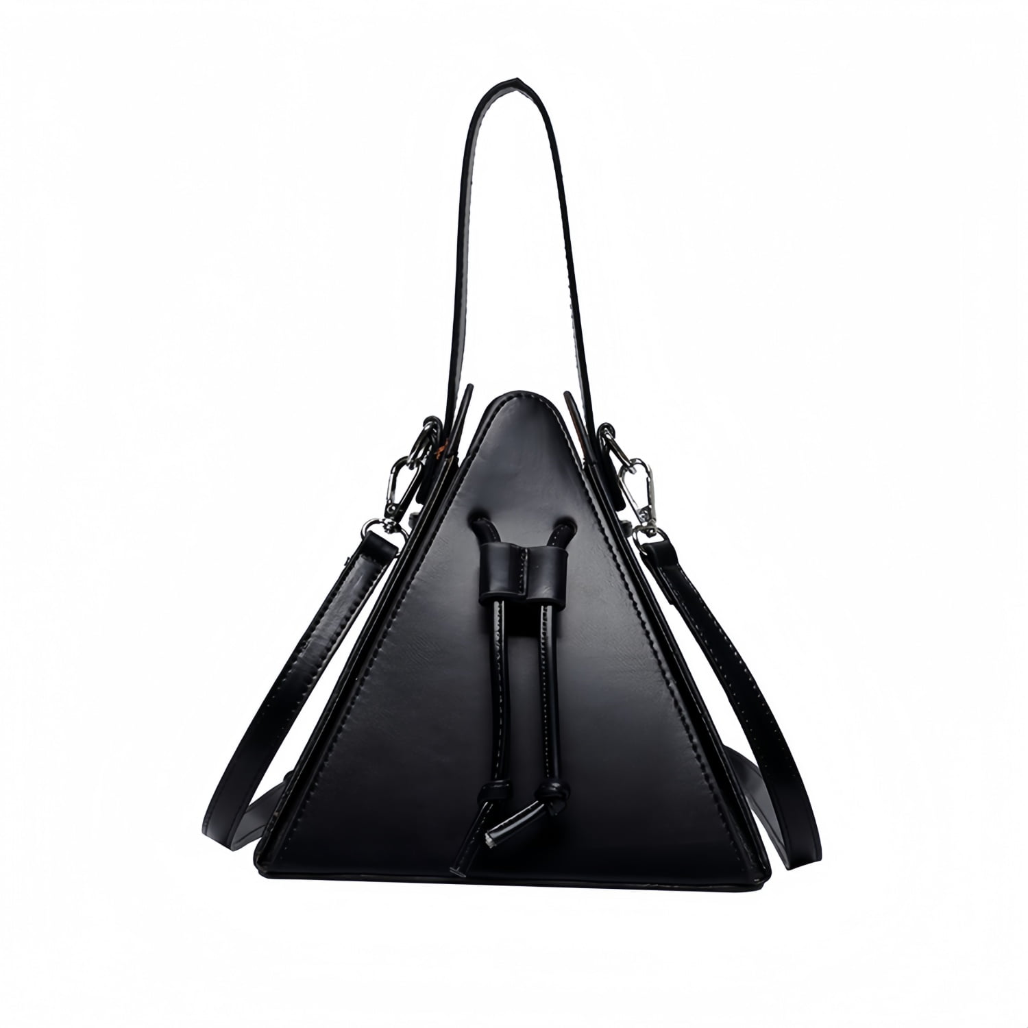 SIX DEER Mini Triangle Crossbody Bag, Trendy Drawstring Shoulder Bag ...