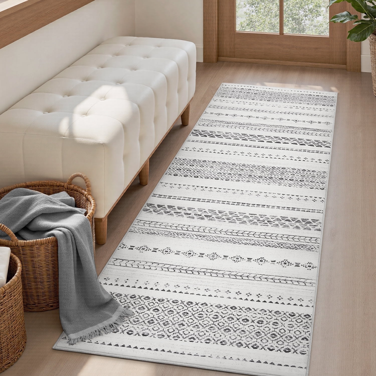 SIXHOME 2'x6' Area Rugs for Living Room Washable Rugs Boho Area Rug ...