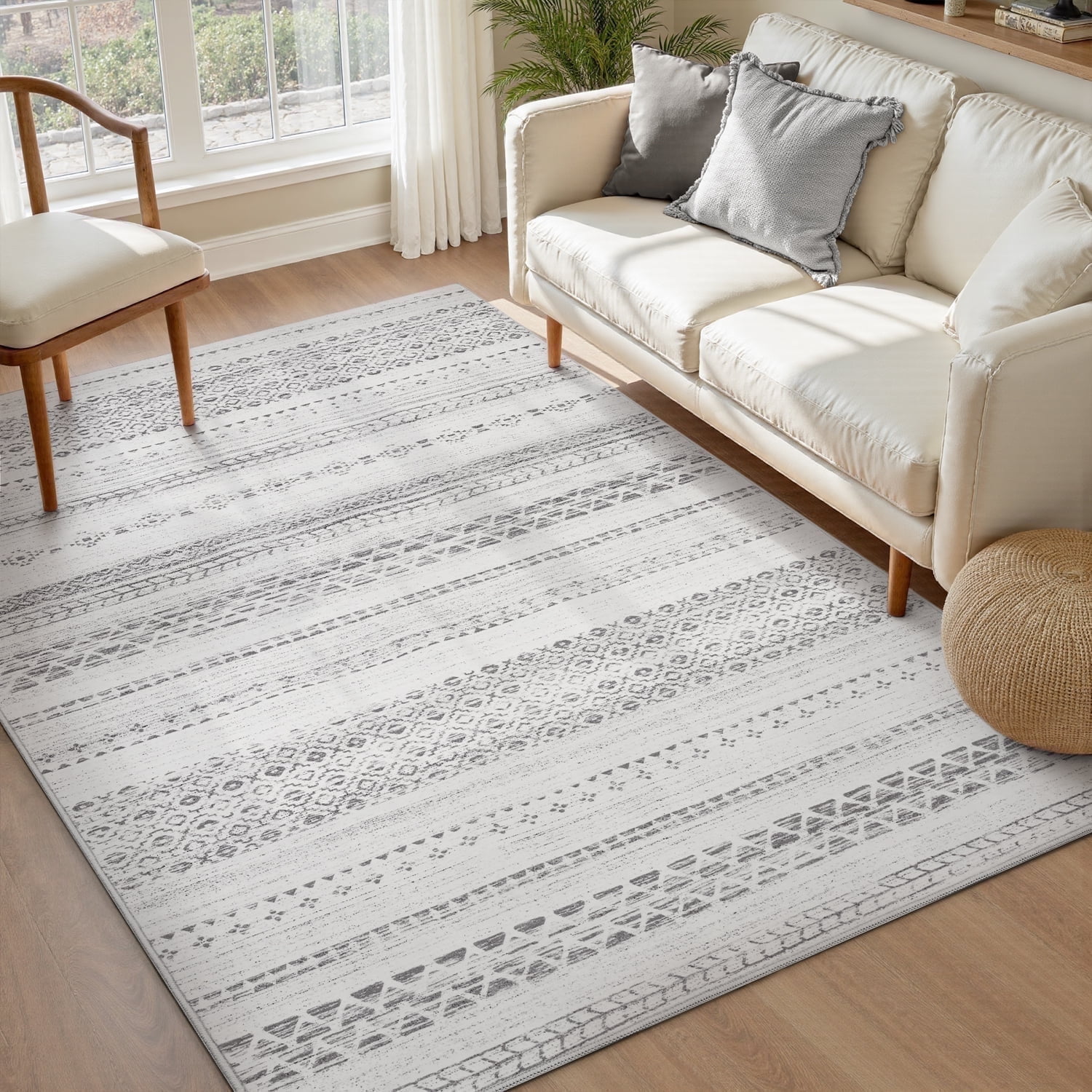 SIXHOME 3'x5' Area Rugs for Living Room Washable Rugs Boho Area Rug ...