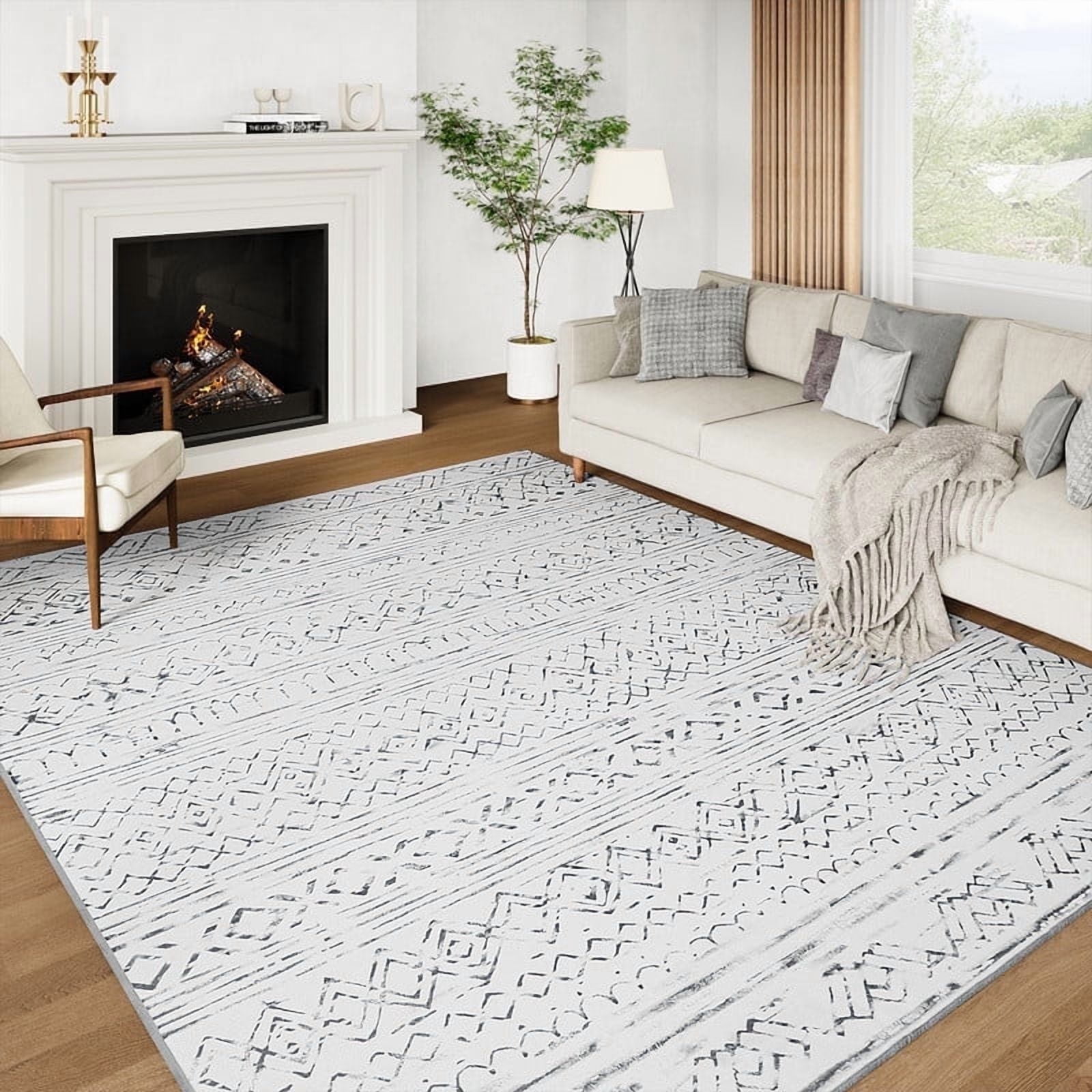 SIXHOME 20" x 47" Kitchen Rug and Mat Nonslip Indoor Floor Rug Beige ...
